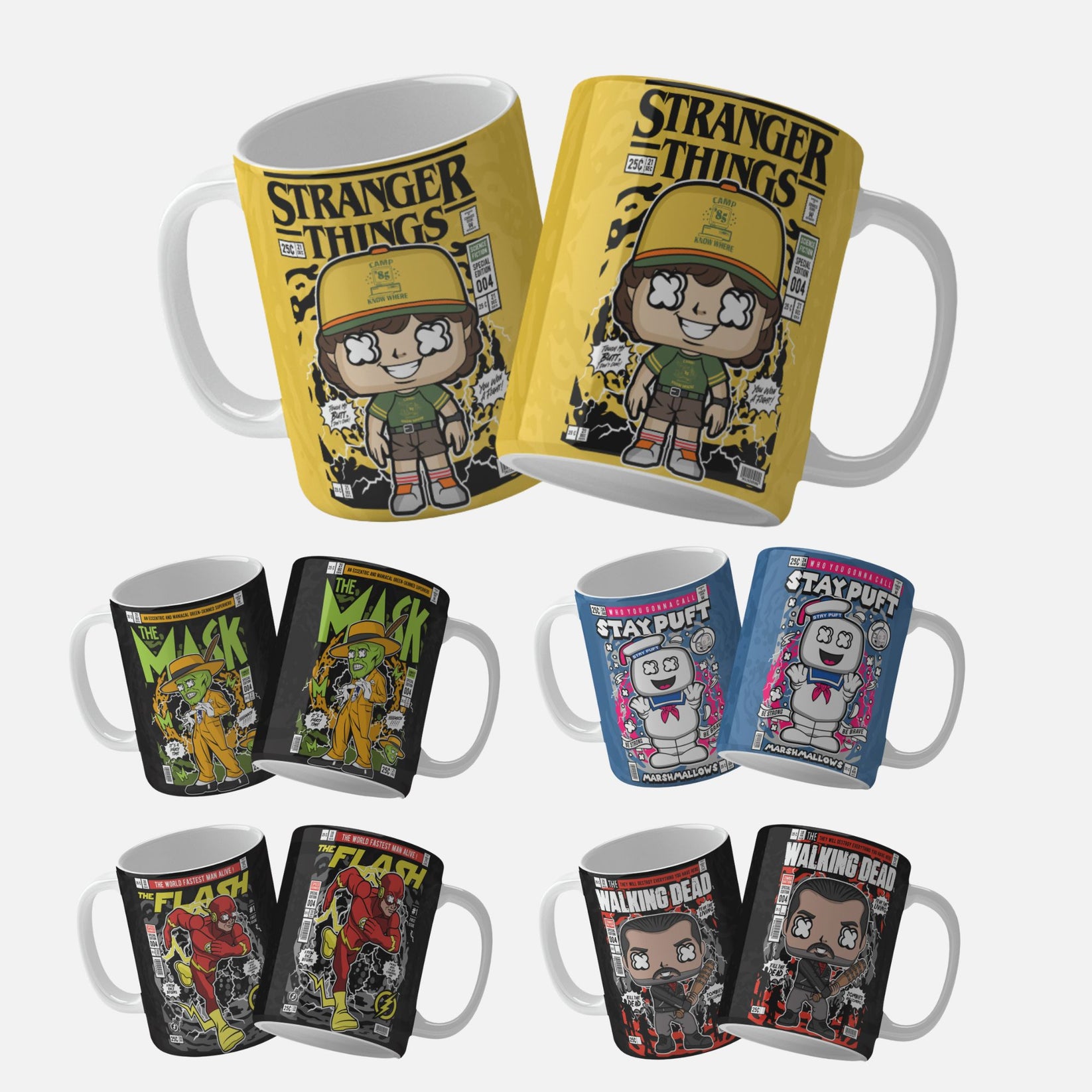 Comic-Inspired Mug Wrap Designs – Sublime Designs Hub